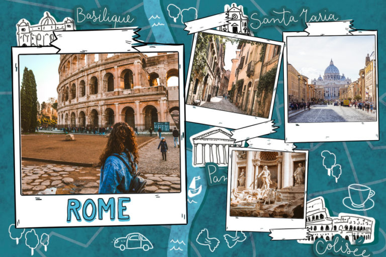 Postcard Rome: your travel photos on a postcard | Fizzer