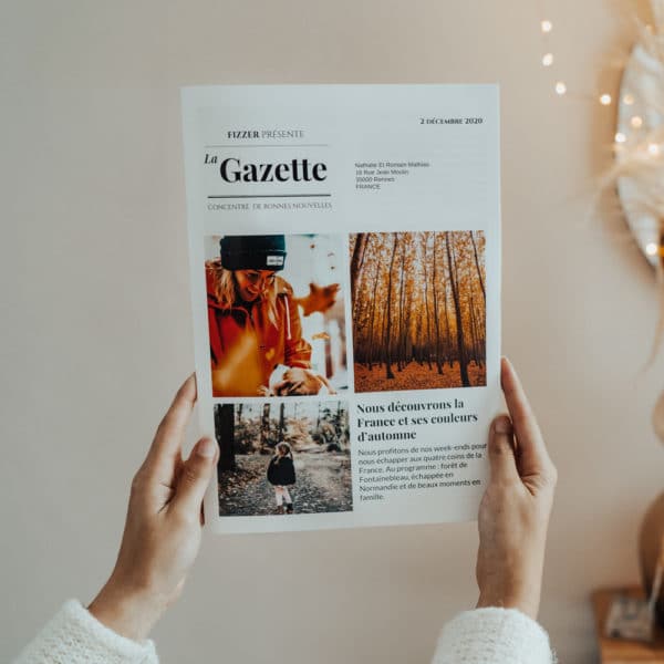 Créez un superbe journal de naissance en quelques clics | Fizzer